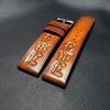 Personalized Carved Letters Leather Watch Strap | 7Strap