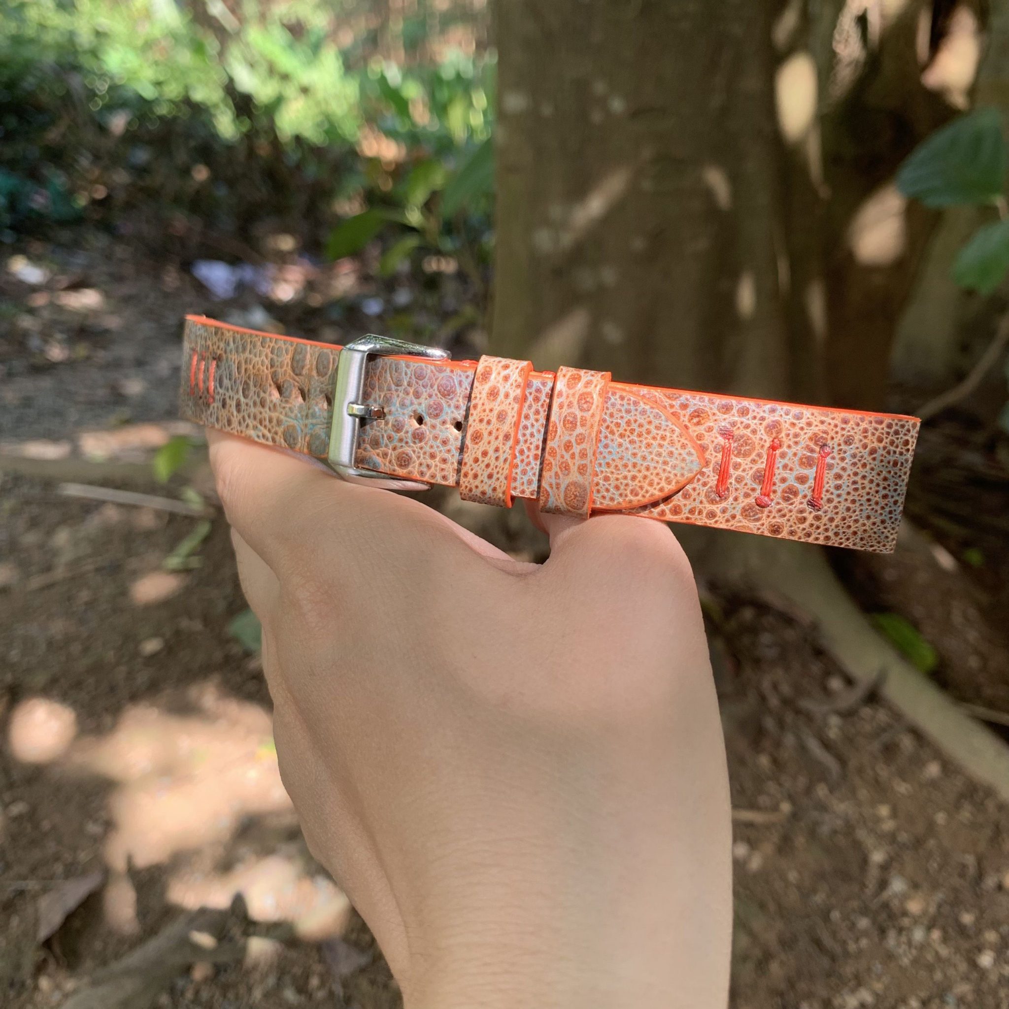 Unique Toad Leather Watch Strap | 7Strap