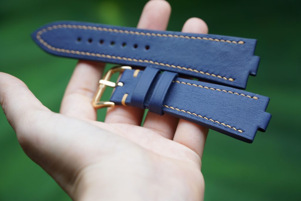 Tissot PRX Watch Strap - Dark Blue Swift Leather Strap | 7Strap